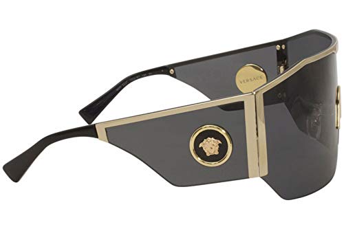 Versace VE2220 100287 Gold VE2220 Visor Sunglasses Lens Category 3 Size 41mm