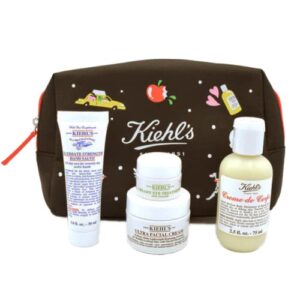 kiehl’s ultra hydrators 4 piece set – creme de corps 2.5 oz, creamy eye treatment 0.25 oz, ultra facial cream 0.95 oz, ultimate strength hand salve 1 oz