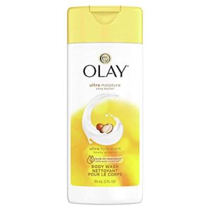 olay ultra moisture shea butter, travel size 3.0 fl oz