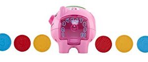 Fisher-Price Laugh & Learn Baby Learning Toy Smart Stages Piggy Bank With Songs Sounds And Phrases For Infant To Toddler Play [Amazon Exclusive]