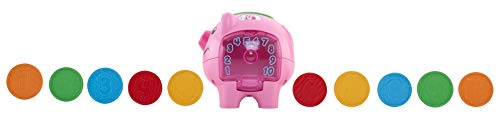 Fisher-Price Laugh & Learn Baby Learning Toy Smart Stages Piggy Bank With Songs Sounds And Phrases For Infant To Toddler Play [Amazon Exclusive]