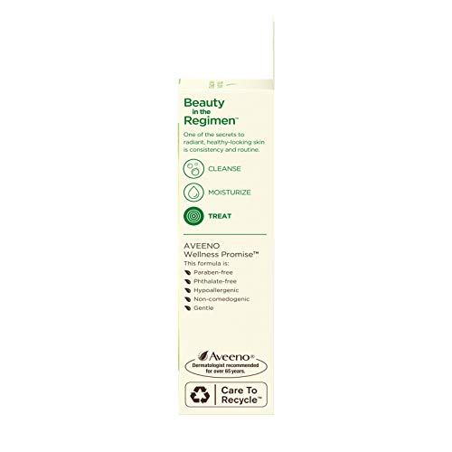 Aveeno Positively Radiant MaxGlow Infusion Drops with Moisture Rich Soy & Kiwi Complex, Hypoallergenic, Non-Comedogenic, Paraben- & Phthalate-Free Moisturizing Facial Serum, 0.17 fl. oz