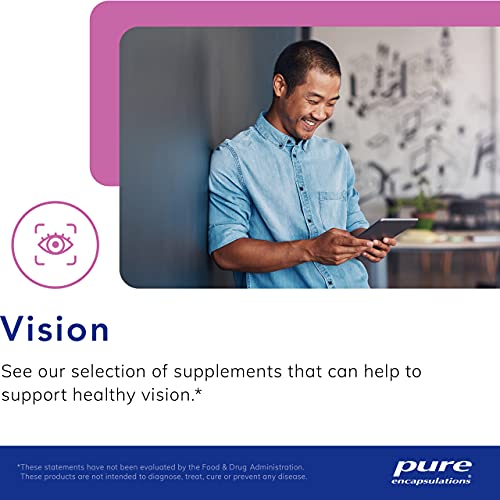 Pure Encapsulations Macular Support Formula | Hypoallergenic Supplement with Enhanced Antioxidant Formula for Healthy Eyes* | 60 Capsules