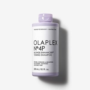 olaplex no. 4p blonde enhancing toning shampoo, 8.5 fl oz