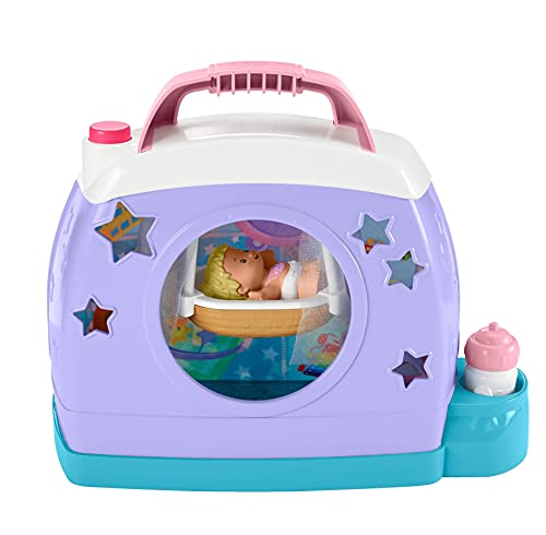 Fisher-Price Little People Cuddle & Play Nursery, portable nursery play set for toddlers and preschool kids up to age 5