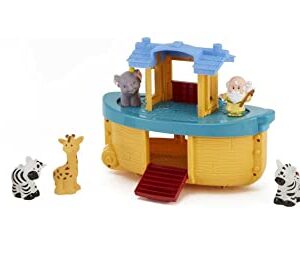 Fisher-Price Little People Noah's Ark playset with 9 figures for toddler and preschool pretend play ages 1 to 5 years