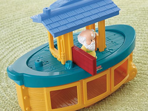 Fisher-Price Little People Noah's Ark playset with 9 figures for toddler and preschool pretend play ages 1 to 5 years