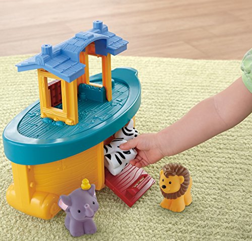 Fisher-Price Little People Noah's Ark playset with 9 figures for toddler and preschool pretend play ages 1 to 5 years