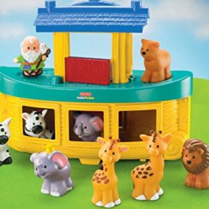 Fisher-Price Little People Noah's Ark playset with 9 figures for toddler and preschool pretend play ages 1 to 5 years