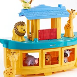 Fisher-Price Little People Noah's Ark playset with 9 figures for toddler and preschool pretend play ages 1 to 5 years