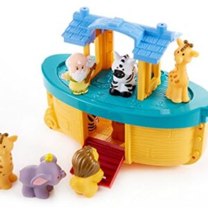 Fisher-Price Little People Noah's Ark playset with 9 figures for toddler and preschool pretend play ages 1 to 5 years