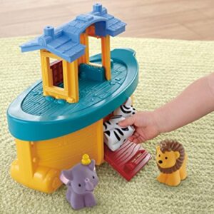 Fisher-Price Little People Noah's Ark playset with 9 figures for toddler and preschool pretend play ages 1 to 5 years