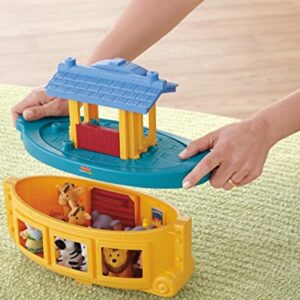 Fisher-Price Little People Noah's Ark playset with 9 figures for toddler and preschool pretend play ages 1 to 5 years