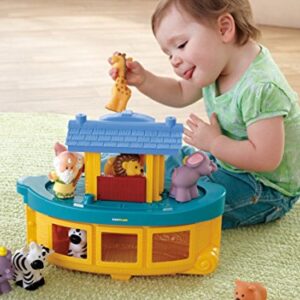 Fisher-Price Little People Noah's Ark playset with 9 figures for toddler and preschool pretend play ages 1 to 5 years