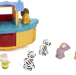 Fisher-Price Little People Noah's Ark playset with 9 figures for toddler and preschool pretend play ages 1 to 5 years