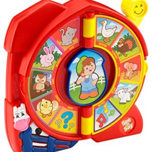 Fisher-Price Little People Toddler Learning Toy, See 'n Say The Farmer Says, Interactive-Game with Music Sounds and Phrases Ages 18+ Months