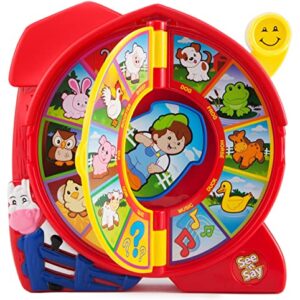 Fisher-Price Little People Toddler Learning Toy, See 'n Say The Farmer Says, Interactive-Game with Music Sounds and Phrases Ages 18+ Months