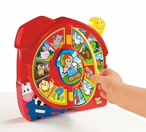 Fisher-Price Little People Toddler Learning Toy, See 'n Say The Farmer Says, Interactive-Game with Music Sounds and Phrases Ages 18+ Months