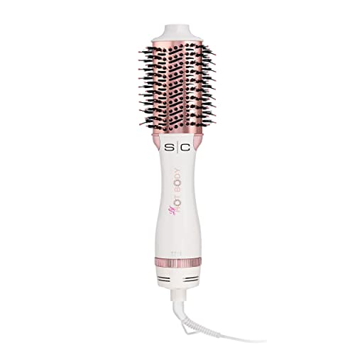 StyleCraft Lil' Hot Body Ionic 2-in-1 Blowout Oval Hot Air Brush Hair Dryer Volumizer