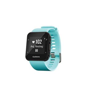 garmin forerunner 35 watch, frost blue (renewed)