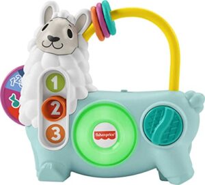 fisher-price linkimals learning toy 123 activity llama with interactive music & lights for baby & toddler ages 9+ months