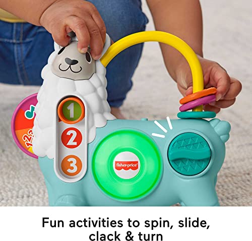 Fisher-Price Linkimals Learning Toy 123 Activity Llama With Interactive Music & Lights For Baby & Toddler Ages 9+ Months