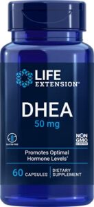 life extension dhea – for hormone balance, immune support, anti-aging, cardio, circulatory & bone and sexual health – dehydroepiandrosterone for memory support – non-gmo – 60 capsules