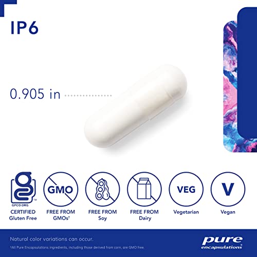 Pure Encapsulations IP6 (Inositol Hexaphosphate) | Hypoallergenic Antioxidant Support for Breast, Colon and Liver Cell Health | 180 Capsules