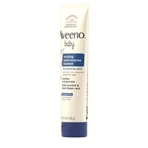 Aveeno Baby Soothing Multi-Purpose Diaper Rash Ointment, Petrolatum, 4.7 Oz