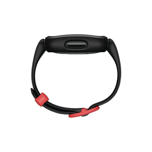 Fitbit Ace 3 Activity Tracker for Kids 6+ One Size, Black/Racer Red