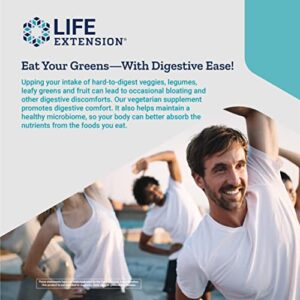 Life Extension Enhanced Super Digestive Enzymes & Probiotics -Friendly Digestive Health Formula For GI Balance - Plant-Based Diet Aid - Non-GMO, Gluten-Free - 60 Vegetarian Capsules