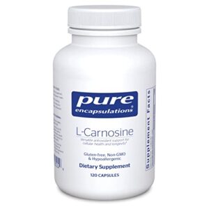 pure encapsulations l-carnosine | amino acid supplement for joints, brain, antioxidants, heart health, and exercise* | 120 capsules