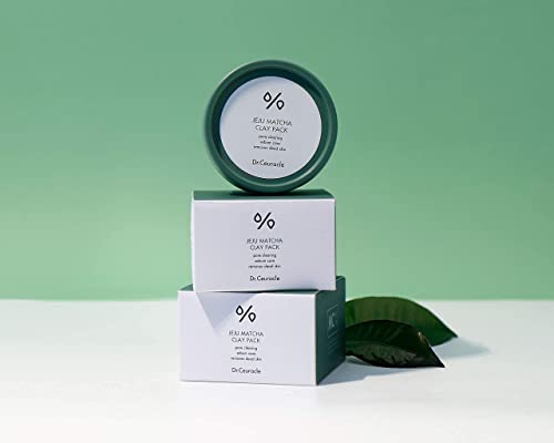 Dr.Ceuracle Jeju Island Matcha Clay PackㅣKorean Facial Mask Purifying PoreㅣRemoves Blackheads, Detoxifying, CleansingㅣGreen Tea Mud Mask Tightening for Youthful & Hydrating Skinㅣleegeehaam (119g)