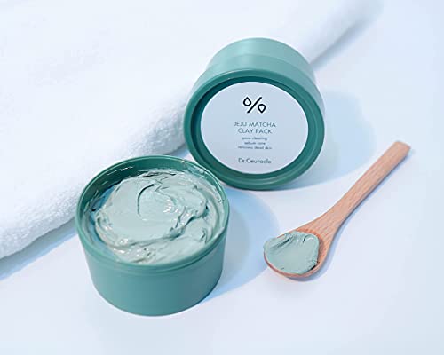 Dr.Ceuracle Jeju Island Matcha Clay PackㅣKorean Facial Mask Purifying PoreㅣRemoves Blackheads, Detoxifying, CleansingㅣGreen Tea Mud Mask Tightening for Youthful & Hydrating Skinㅣleegeehaam (119g)