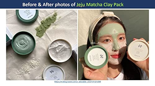 Dr.Ceuracle Jeju Island Matcha Clay PackㅣKorean Facial Mask Purifying PoreㅣRemoves Blackheads, Detoxifying, CleansingㅣGreen Tea Mud Mask Tightening for Youthful & Hydrating Skinㅣleegeehaam (119g)