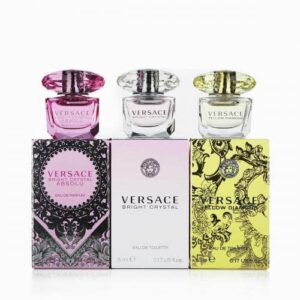 versace miniature variety trio collection perfume gift set for women