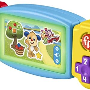 Fisher-Price Laugh & Learn Baby & Toddler Toy Twist & Learn Gamer Pretend Video Game with Lights & Music for Ages 9+ Months