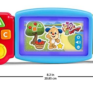 Fisher-Price Laugh & Learn Baby & Toddler Toy Twist & Learn Gamer Pretend Video Game with Lights & Music for Ages 9+ Months