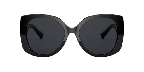 Versace Sunglasses Black Frame, Grey Classic Lenses, 56MM