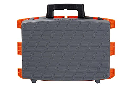 COSCO 1 Step Molded Folding Step Stool, Type 1A, Black, Orange, and Gray