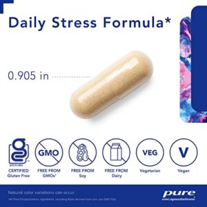 Pure Encapsulations Daily Stress Formula | Hypoallergenic Stress Defense Formula | 180 Capsules