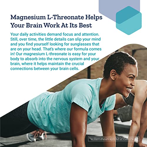 Life Extension Neuro-Mag Magnesium L-Threonate, 90 Vegetarian Capsules Ultra-Absorbable Magnesium - Memory, Focus & Overall Cognitive Performance Boost - Non-GMO, Gluten-Free