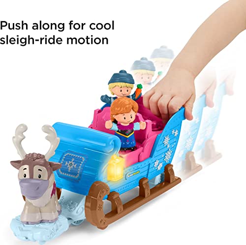 Disney Frozen Kristoff's Sleigh by Little People, Figure and Vehicle Set [Amazon Exclusive]