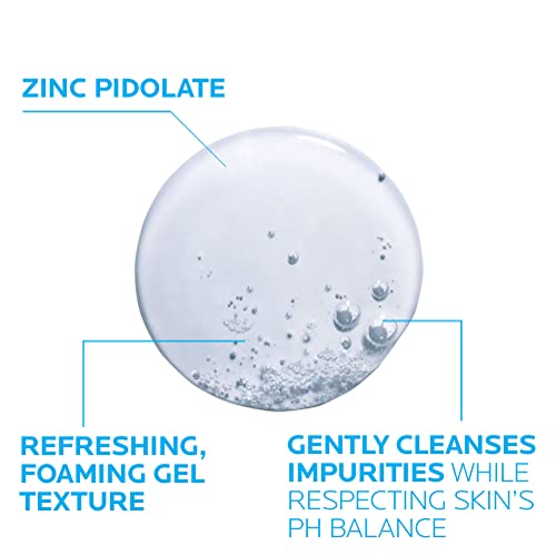 La Roche-Posay Effaclar Purifying Foaming Gel Cleanser for Oily Skin, Daily Face Wash to Remove Excess Oil and Impurities, Oil Free and Soap Free