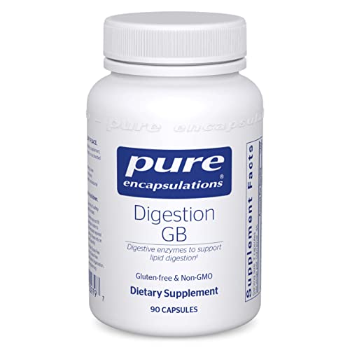 Pure Encapsulations Digestion GB | Digestive Enzyme Supplement to Support Gall Bladder and Digestion of Carbohydrates and Protein* | 90 Capsules