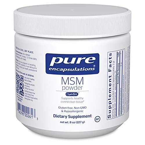 Pure Encapsulations MSM Powder | Hypoallergenic Supplement Supports Joint, Immune, and Respiratory Health | 8 Ounces