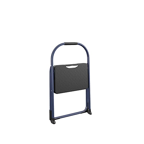 COSCO 11248NVY1E Folding Big Step Stool, 225 lb. Weight Capacity, ANSI Type II, 1