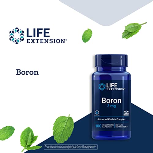 Life Extension Boron 3 Mg 100 vegetarian capsules