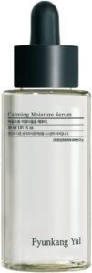 pyunkang yul calming moisture serum for strong daily moisturizing power, skin revival & soothing care with centella asiatica, tea tree, 5 hyaluronic acids, ceramide | korean skin care moisturizing serum | safe on acne prone and sensitive skin – 30ml 1 fl.