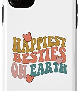 iPhone 11 Happiest Besties On Earth Cute Custom Park For Best Friends Case